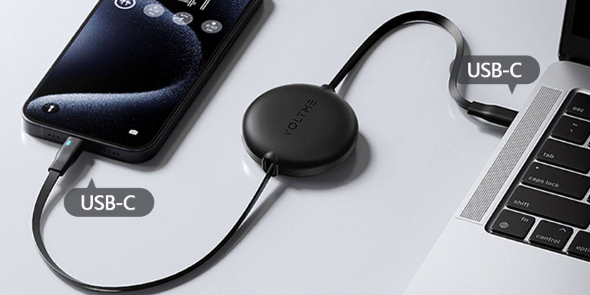 Say goodbye to tangled, messy cables with this 60W retractable USB-C ...