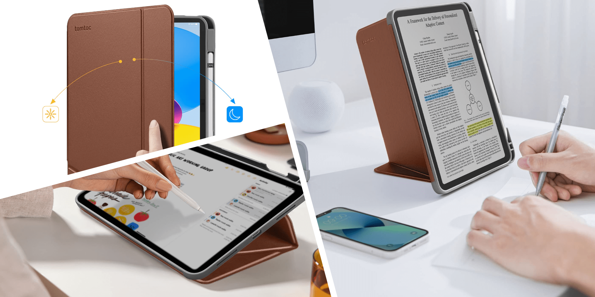 New iPad (A16)? Pair it with tomtoc's Tri-Mode Case at only $14 Prime ...