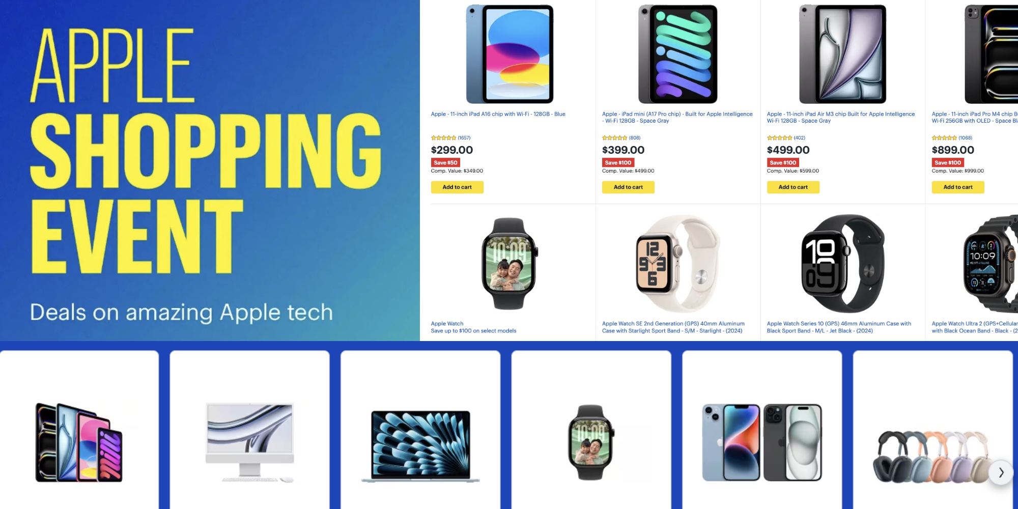 Big-time 3-day Apple weekend sale now live