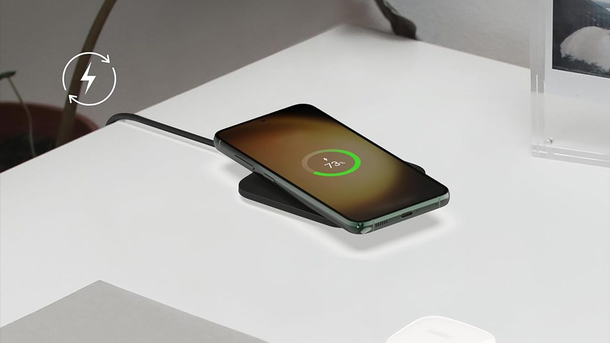 Pick up this Belkin 15W universal wireless charging pad for your desk ...