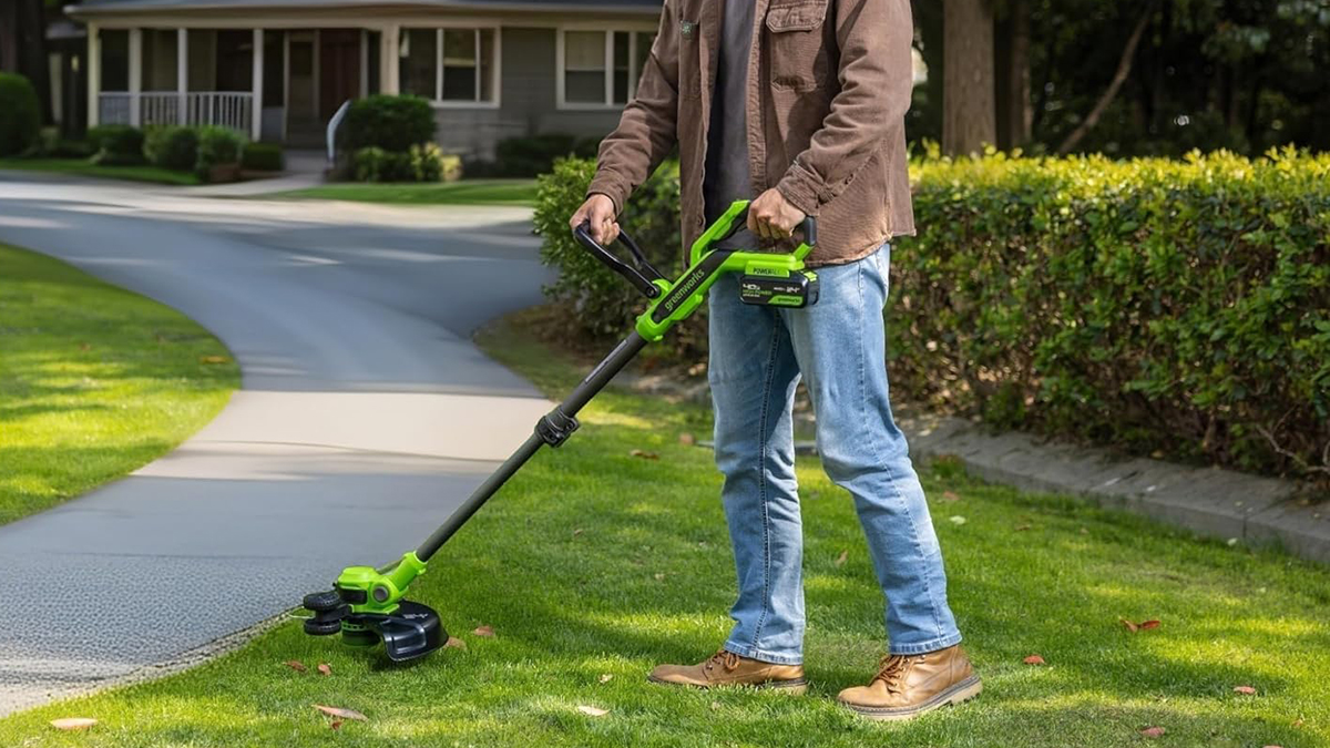 First savings on Greenworks' 24V 12-inch cordless string trimmer/edger ...