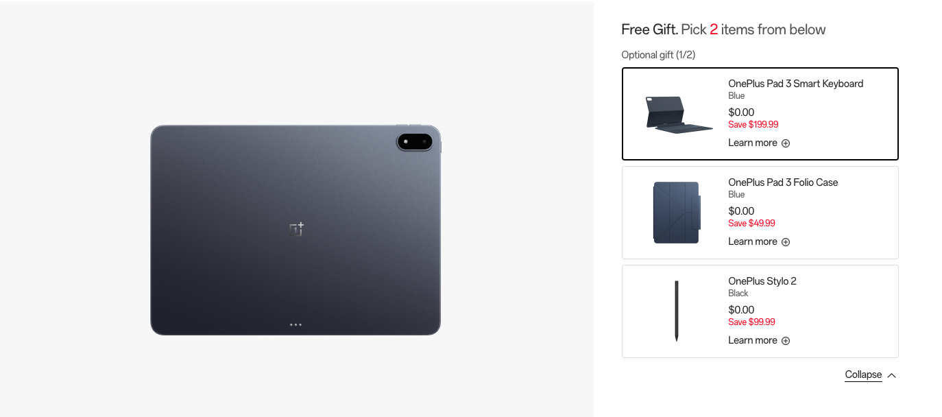 Still live: OnePlus Pad 3 goes up for pre-order today with $300 in FREE add-ons – Smart Keyboard ...