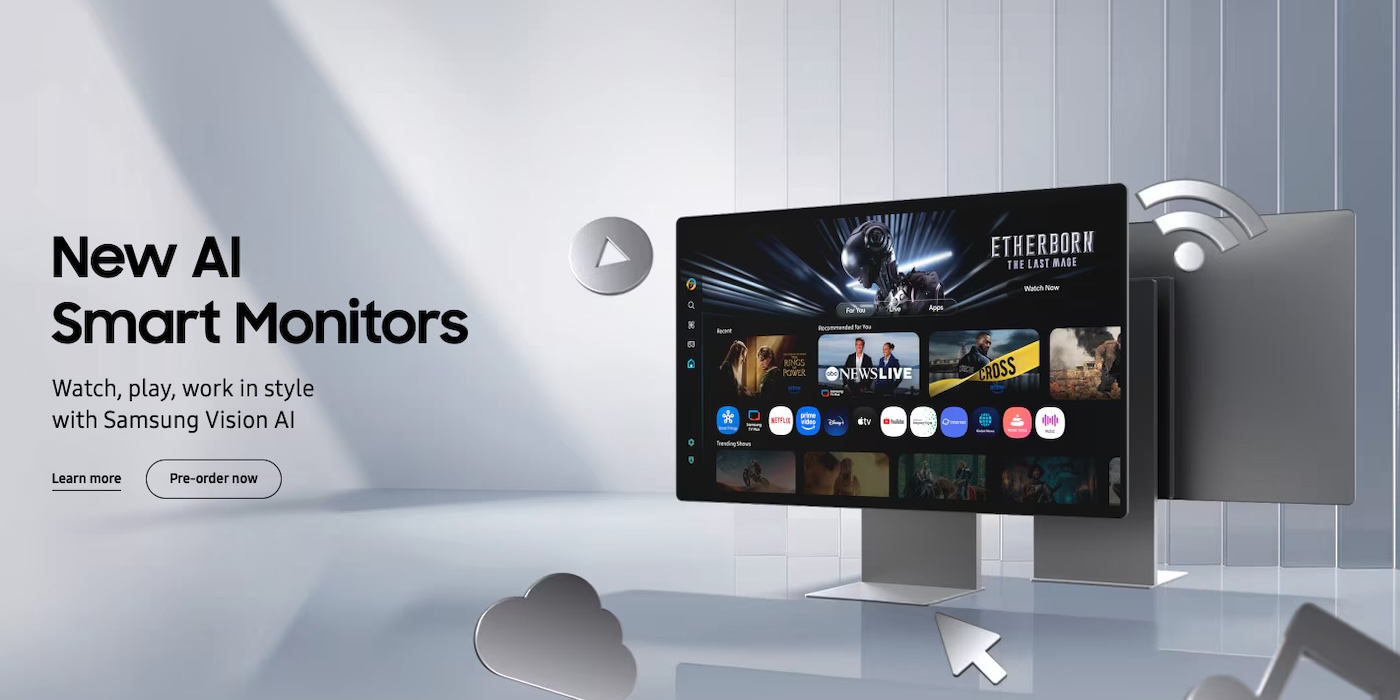 New OLED Samsung AI Smart Monitor now up for pre-order with $300 FREE ...