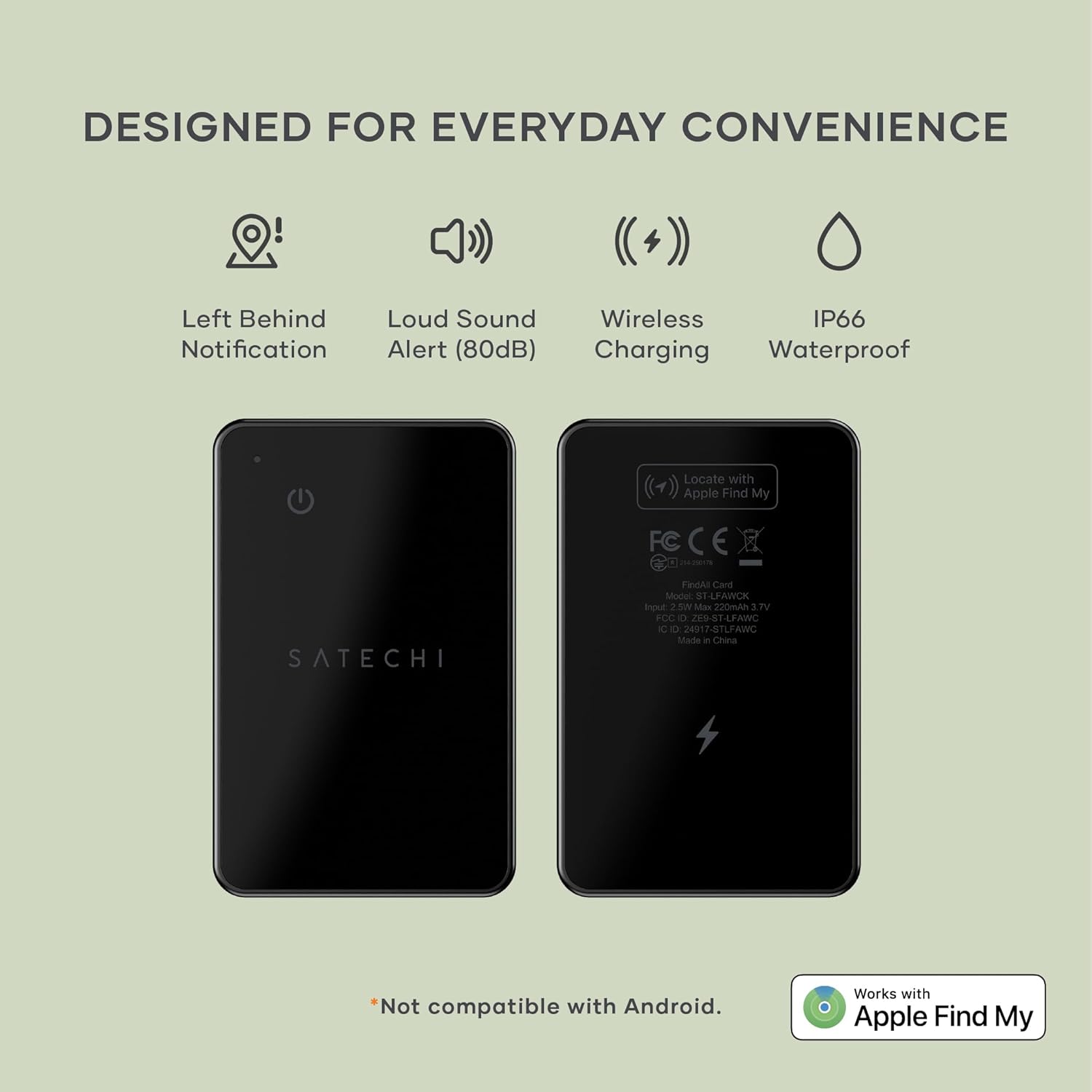 Review: Satechi's aluminum and glass Find My wallet card