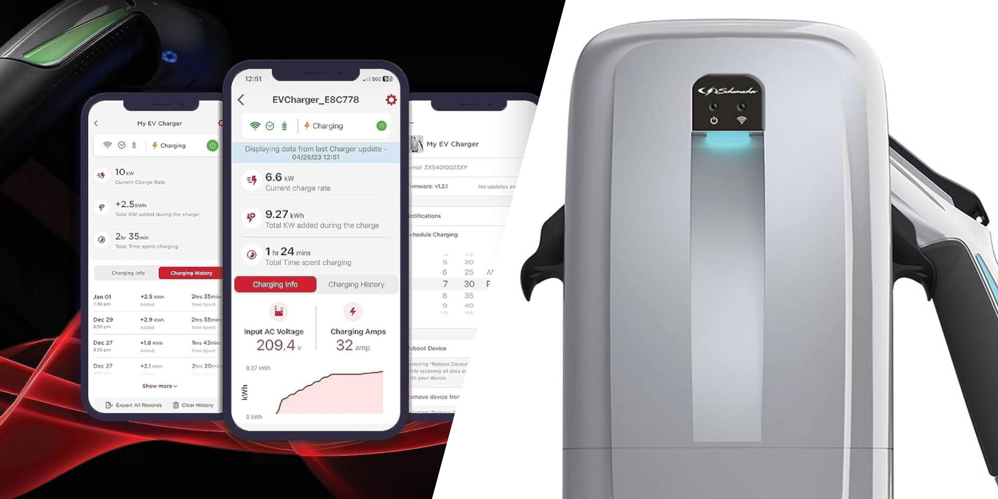 Hardwire Schumacher's 50A Level 2 EV wall charger indoors or outdoors ...