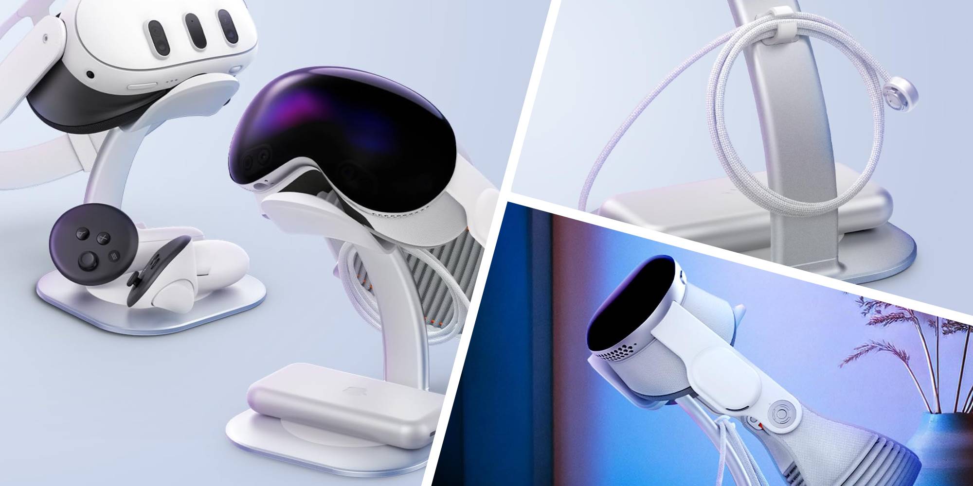 Spigen puts your Apple Vision Pro or Meta Quest on a pedestal with its ...