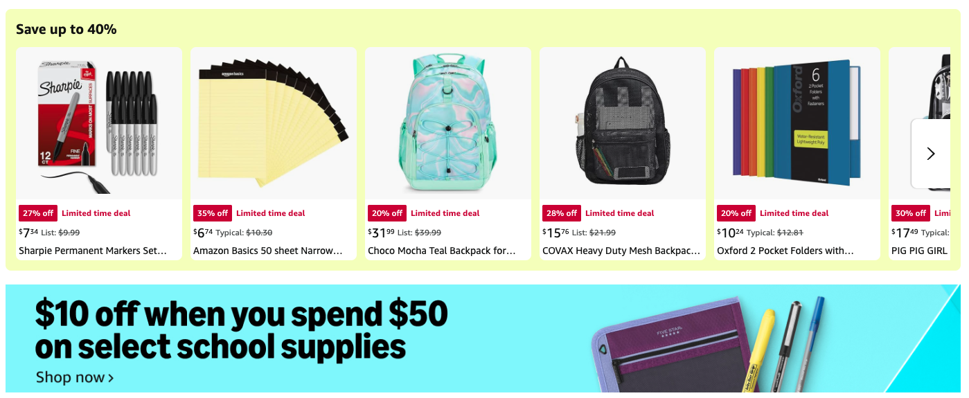 Best deals on back to school gear to save you a ton with prices from $4 ...
