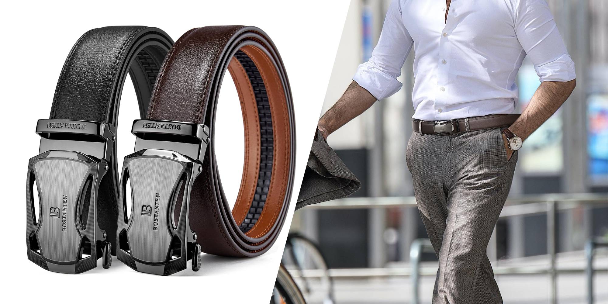Switch to ratcheting belts while this pair is just $20 Prime shipped ...