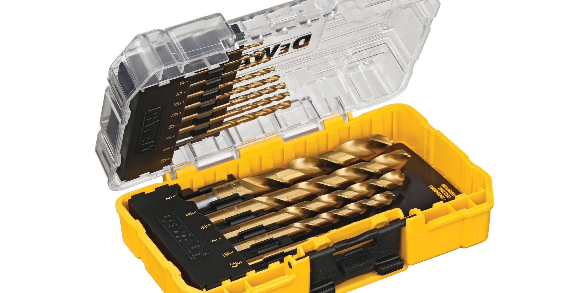 Top off your tool collection with DEWALT's 14-piece Titanium Nitride ...
