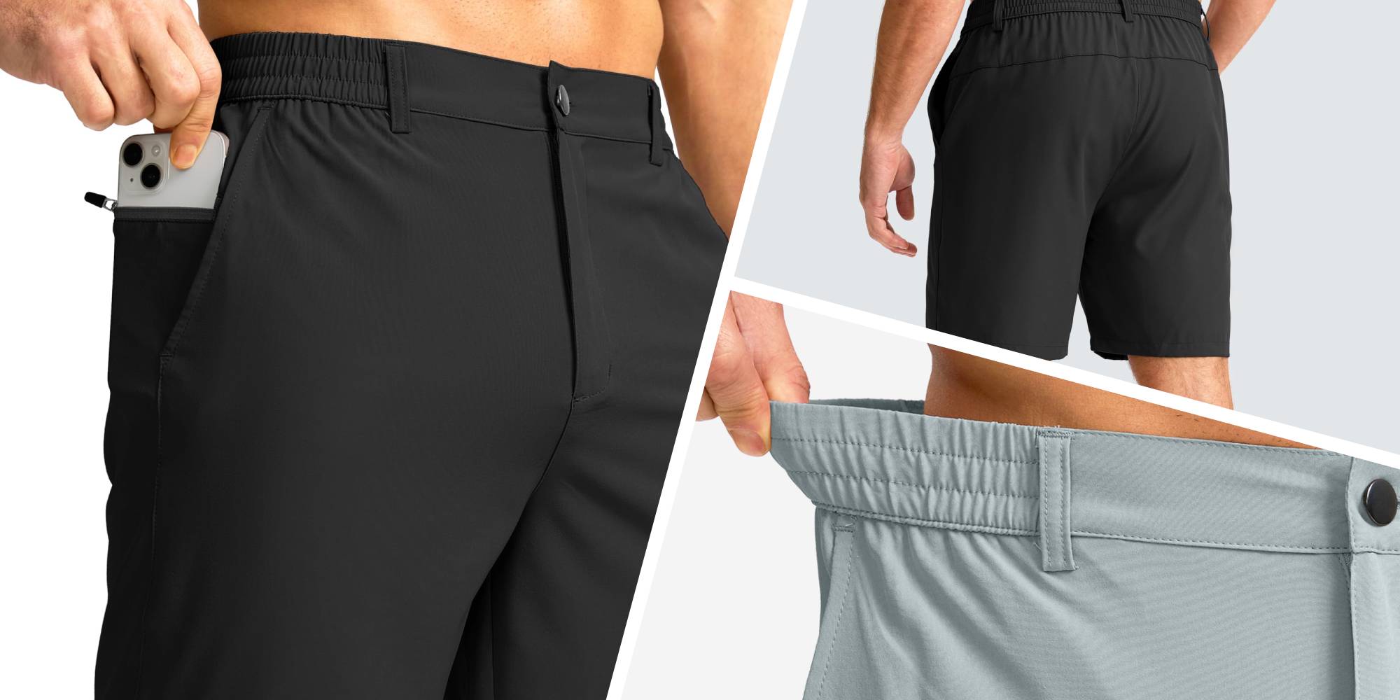 Pick from 18 discounted styles of these 7-inch stretchable golf shorts ...