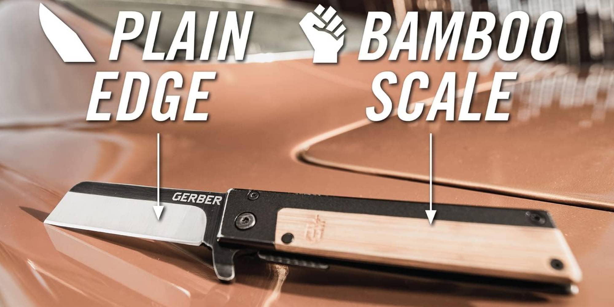 Bamboo handle and squared-off look headline Gerber's Quadrant pocket ...