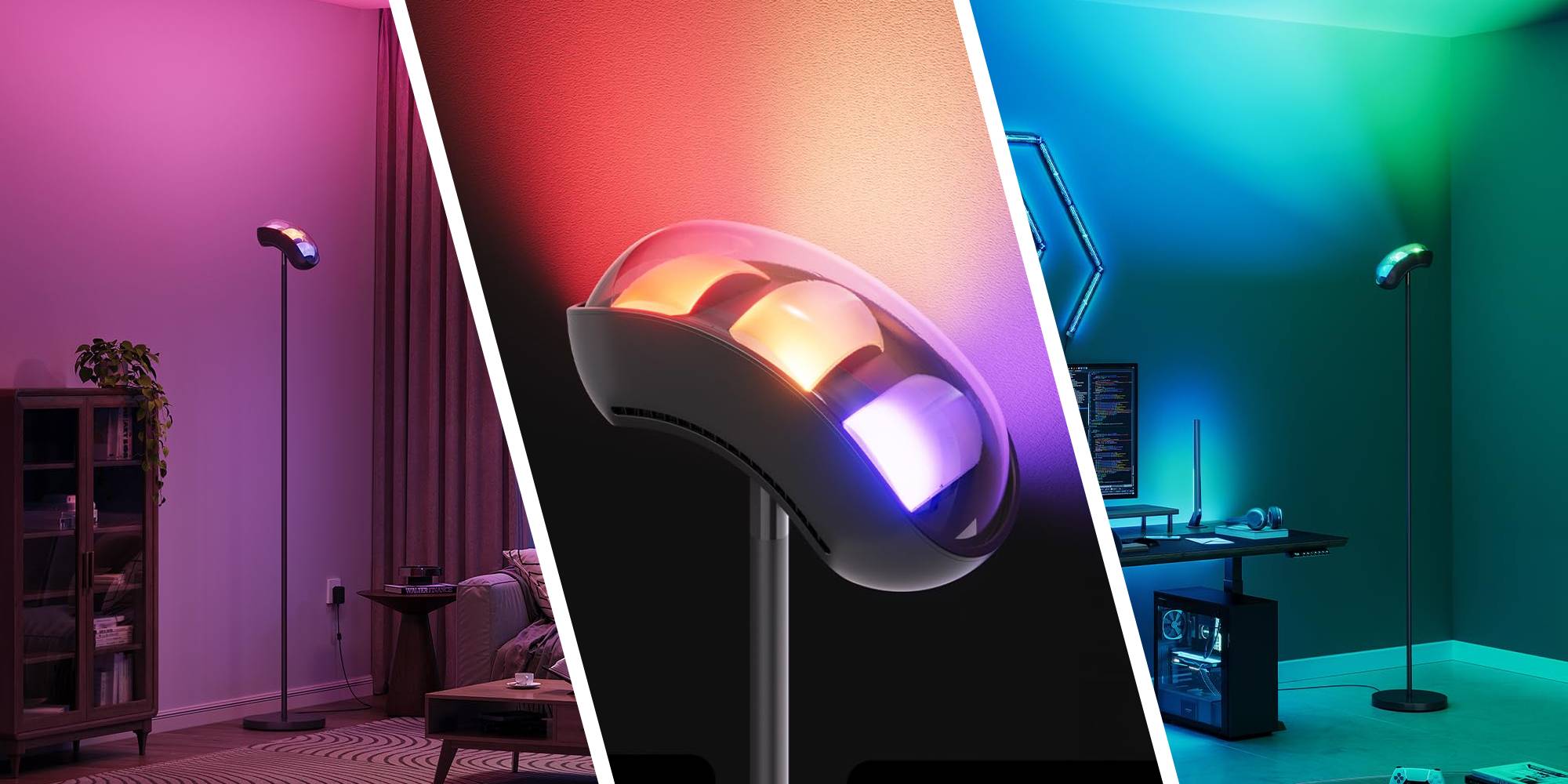 Govee's all-new Torchiere Matter Floor Lamp boasts three zones and ...