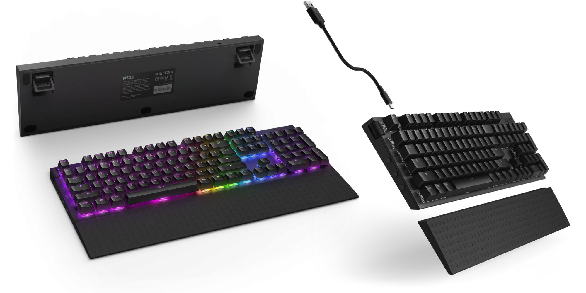 NZXT's originally $140 Function 2 full-sized gaming keyboard with RGB ...