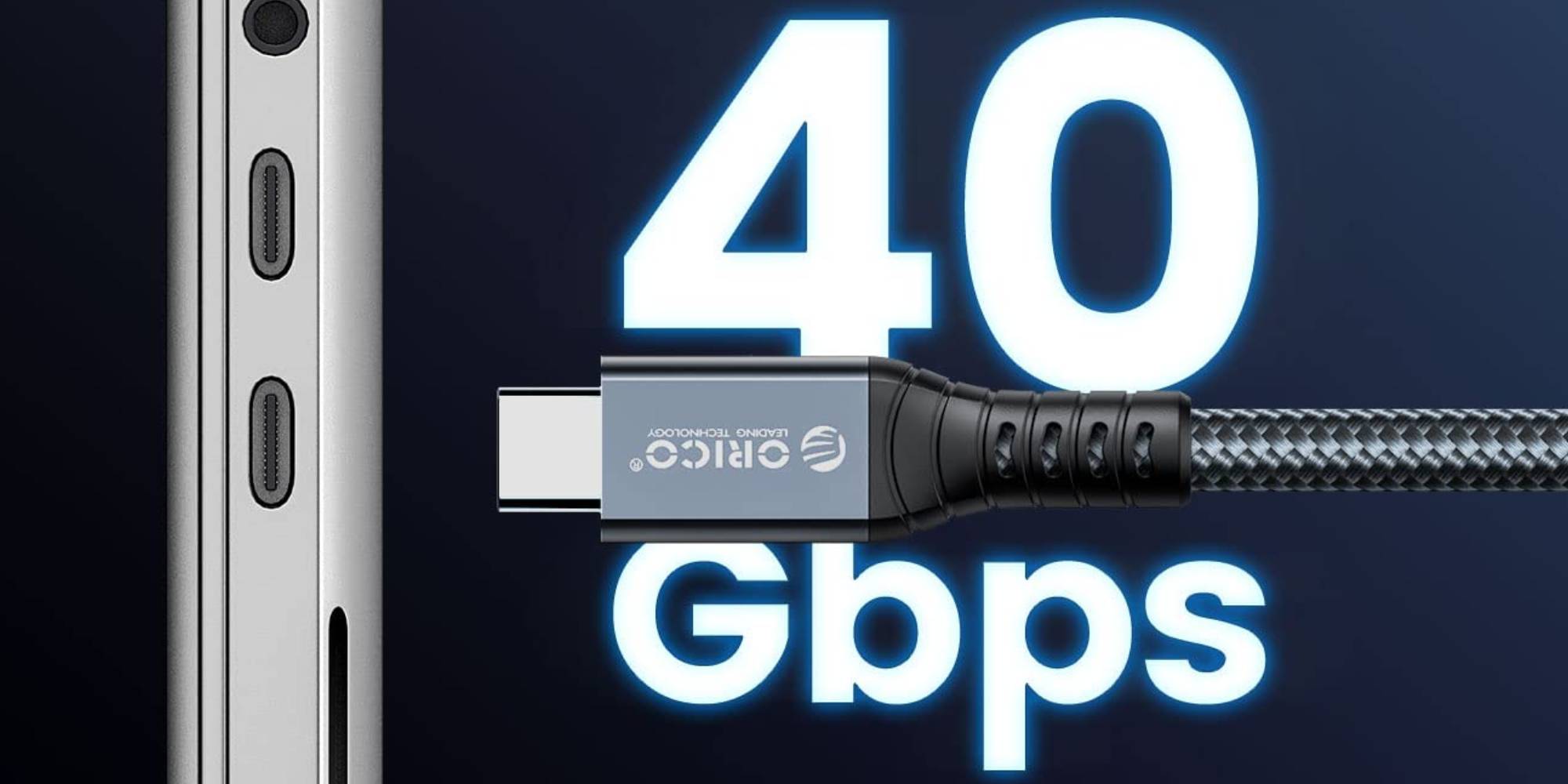 Tap into 40Gb/s Thunderbolt 4 speeds and 100W charging with this braided USB-C cable at $10 ...