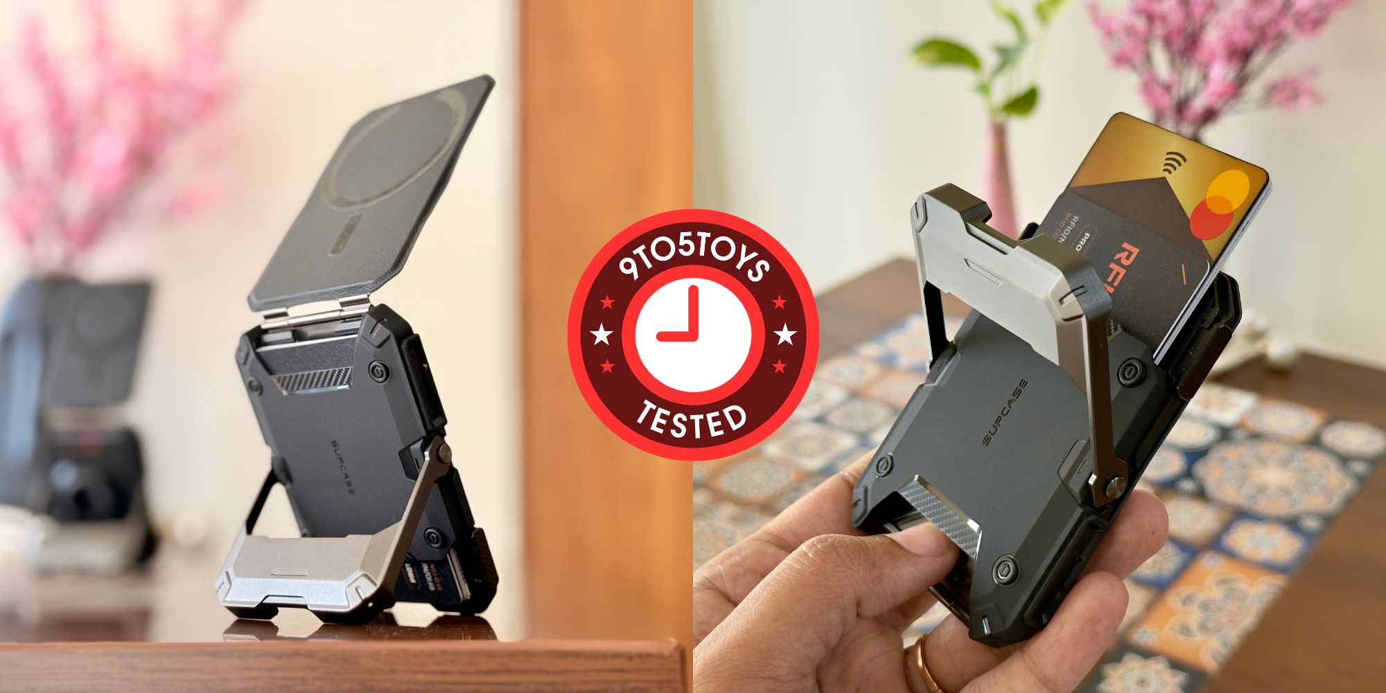Tested: This SUPCASE 5-card MagSafe wallet with metal lock cover ...