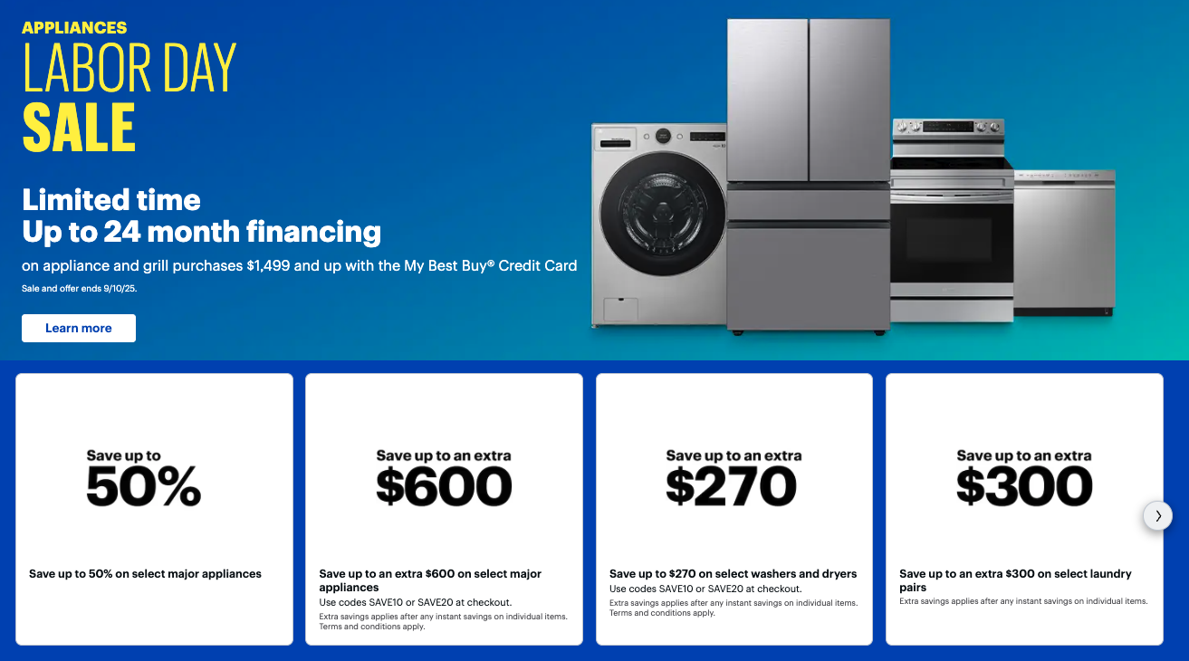 Best Buy 2025 Labor Day sale now live
