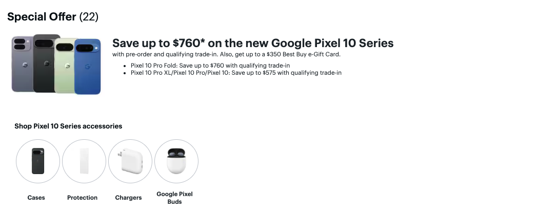Best Pixel 10 trade-in deals