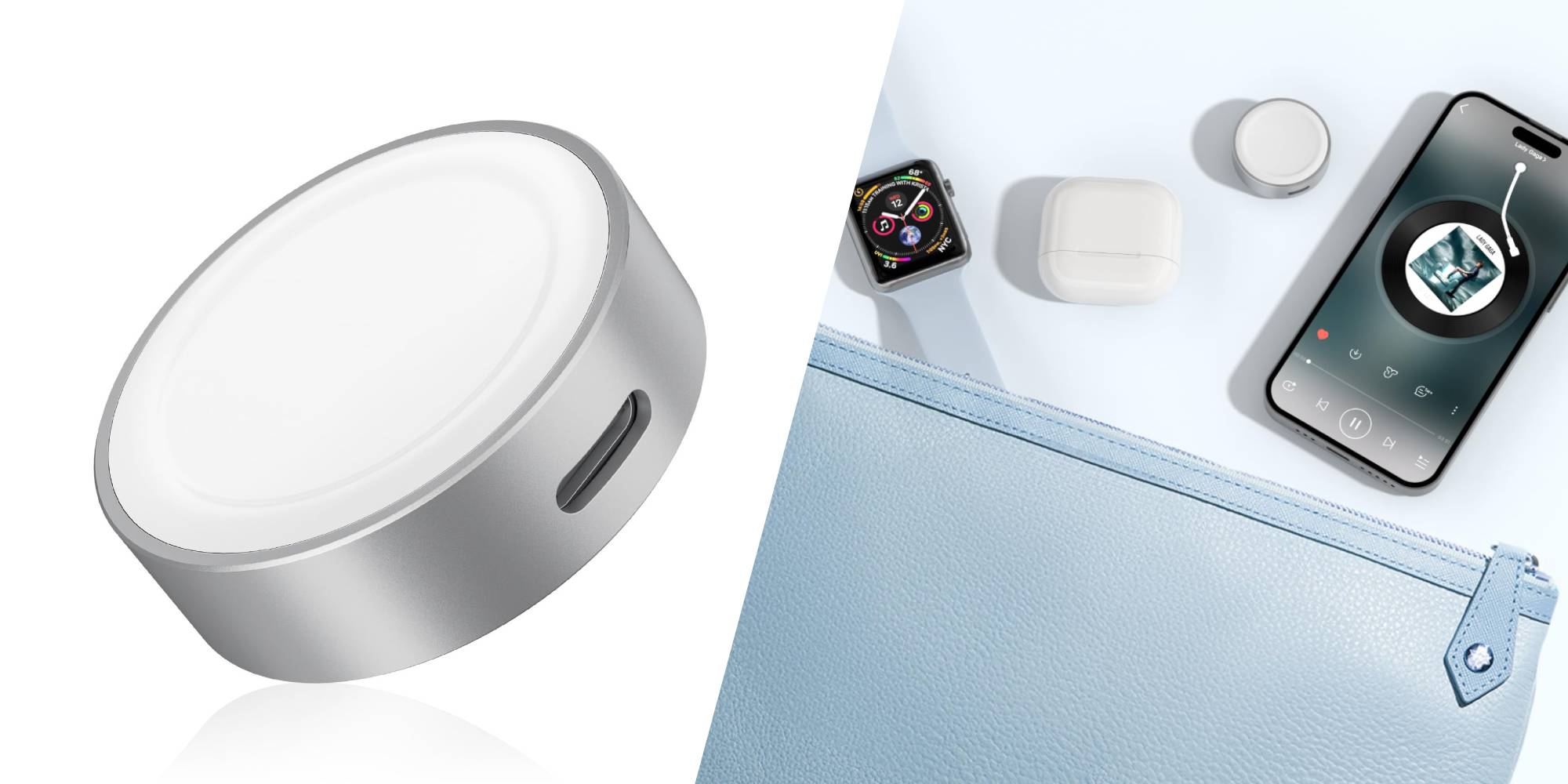 Streamline your tech essentials bag with this USB-C powered Apple Watch ...