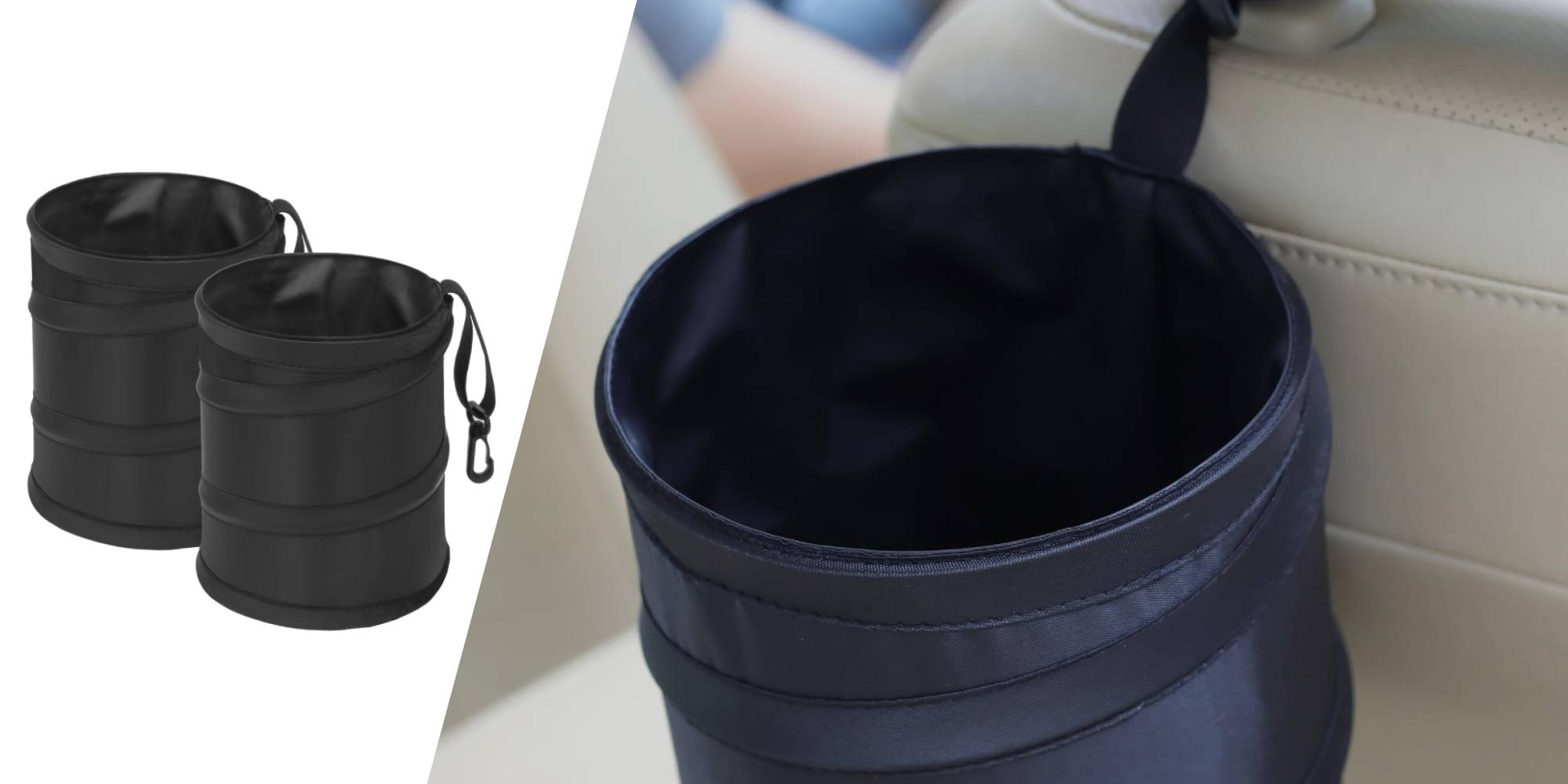 Clean up your vehicle with two miniature car trash cans at just $7 ...