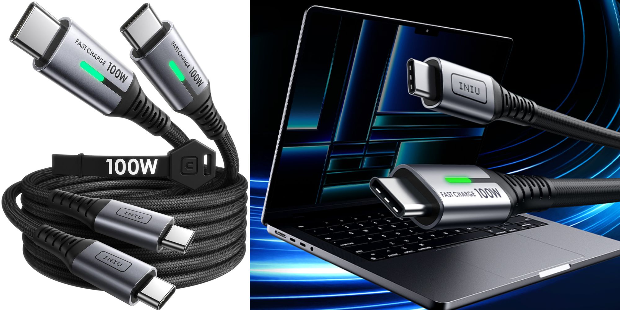 These 6.6-foot 100W USB-C cables with LED indicators are down to just ...