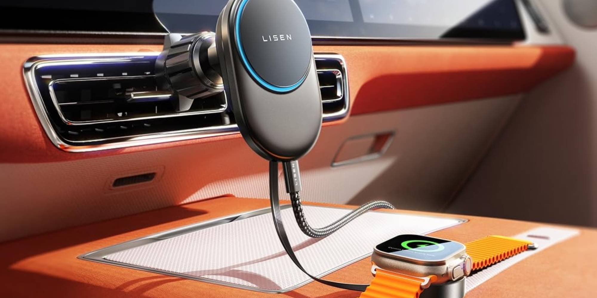 Steep drop takes this MagSafe car charger with retractable Apple Watch ...
