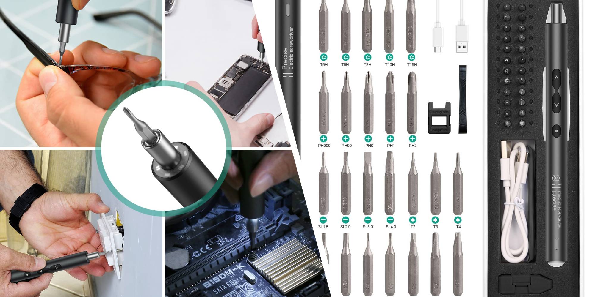 This electric precision screwdriver set with USB-C charging just hit ...