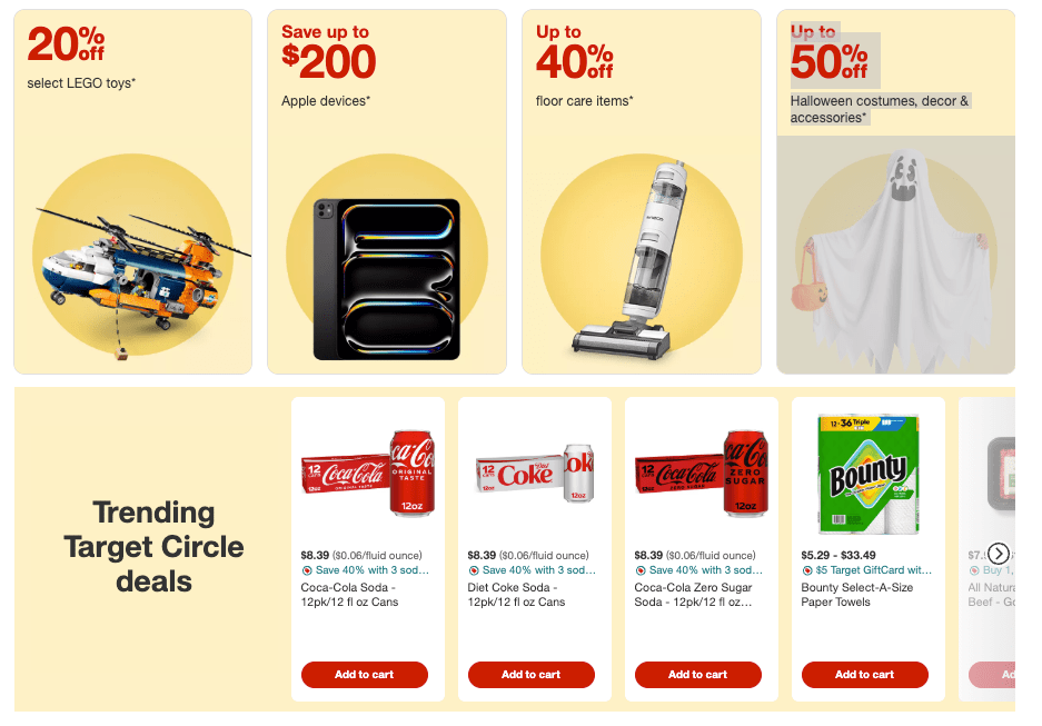 Target 2025 Long Weekend Labor Day sale