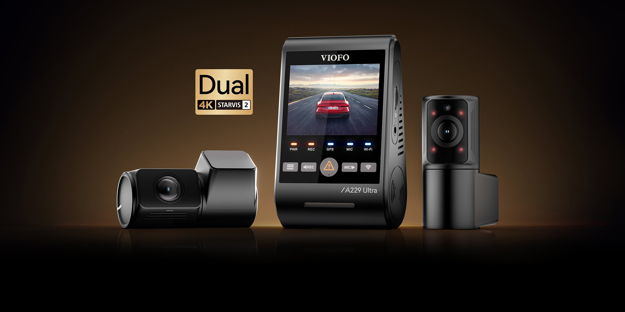 VIOFO A229 Ultra 3-Channel Dash Cam System launches