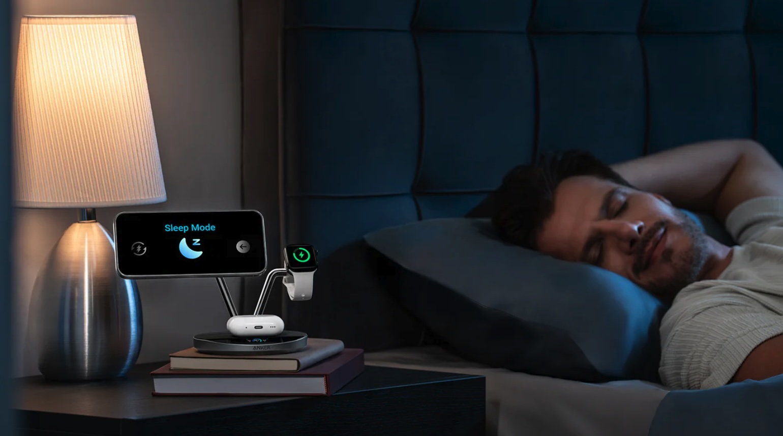 More on the new Anker 25W Prime MagSafe stand with display: White model ...