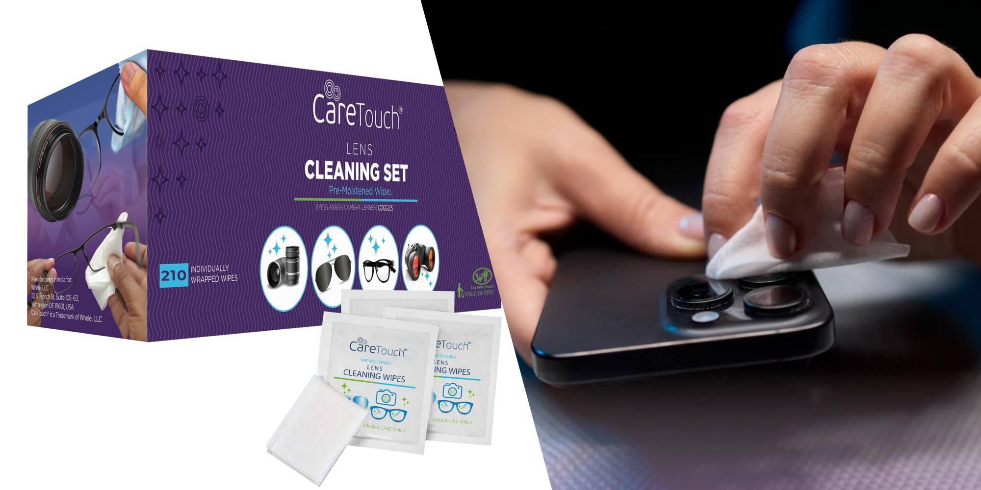 I clean my screens with these alcohol wipes, stock up with 210 at $11 ...
