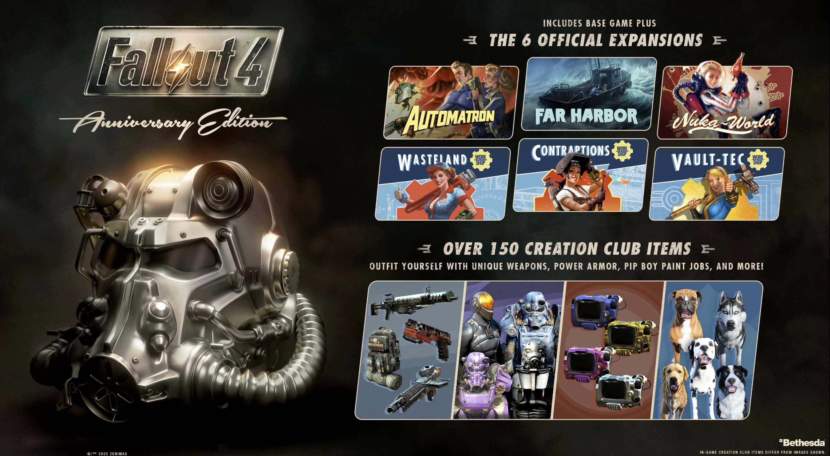 Fallout 4 Anniversary Edition with all DLC officially announced for ...