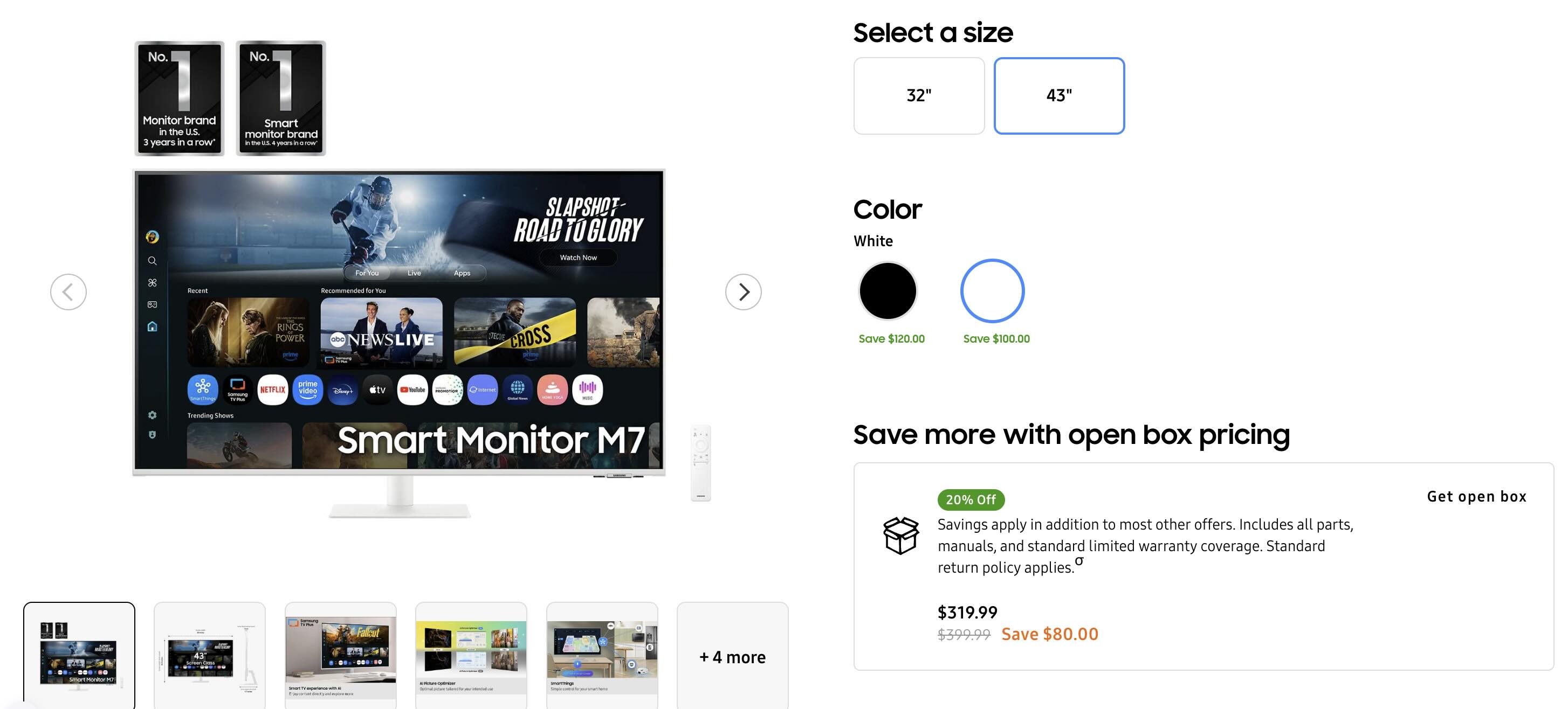 Samsung's 2025 M7 Smart Monitor now $120 off (Amazon all-time low), or ...