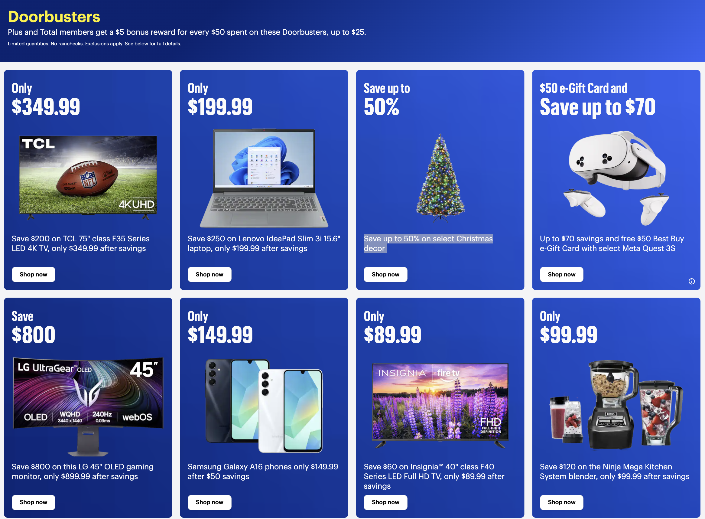 Best Buy Week 3 Black Friday Doorbusters now live