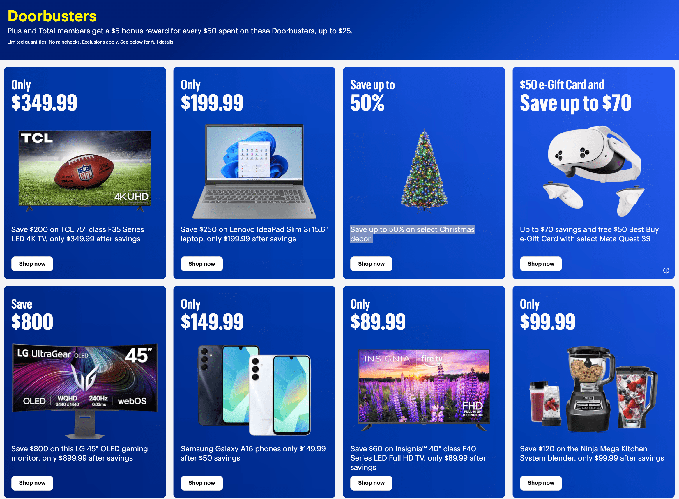 Best Buy Week 3 Black Friday Doorbusters now live