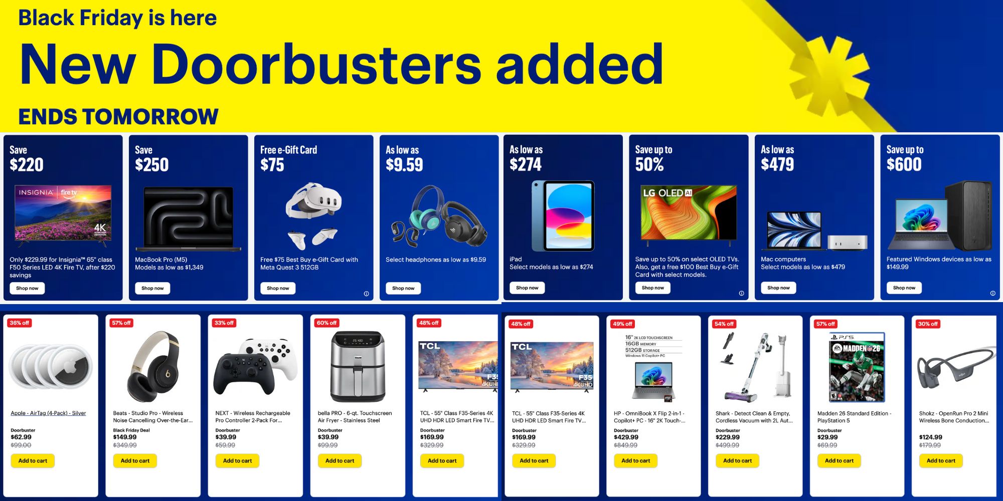 All of the Best Black Friday deals