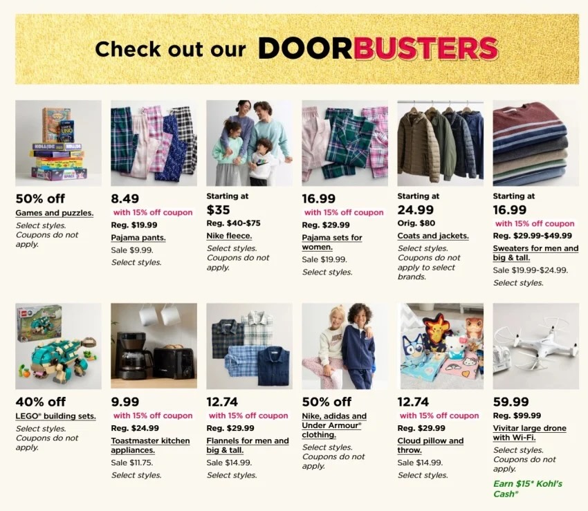 Check out the official 2025 Kohl's Black Friday ad: Early sale now live, Doorbuster details ...