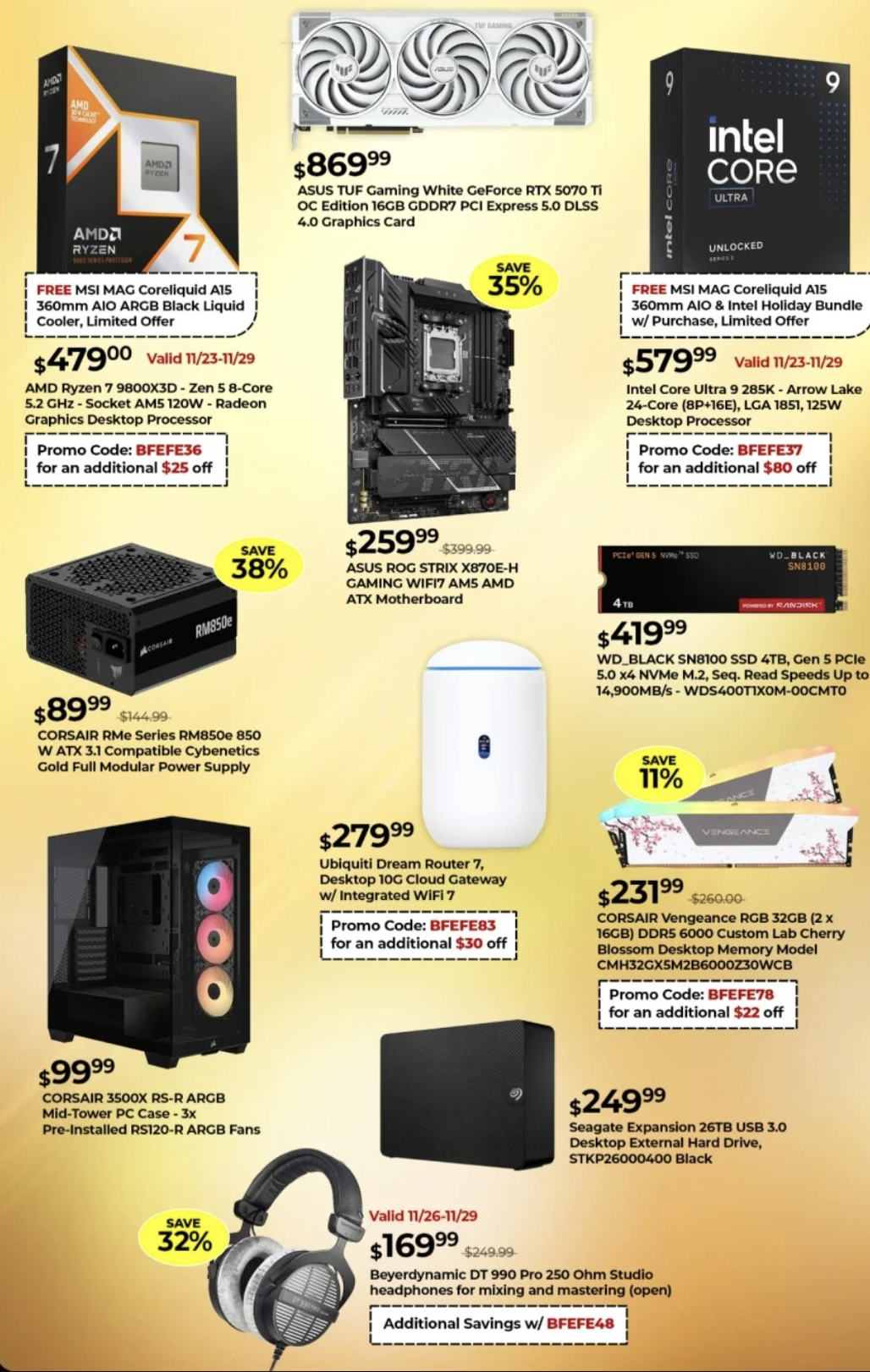 Here’s the official 27-page Newegg Black Friday ad – deals start Nov ...