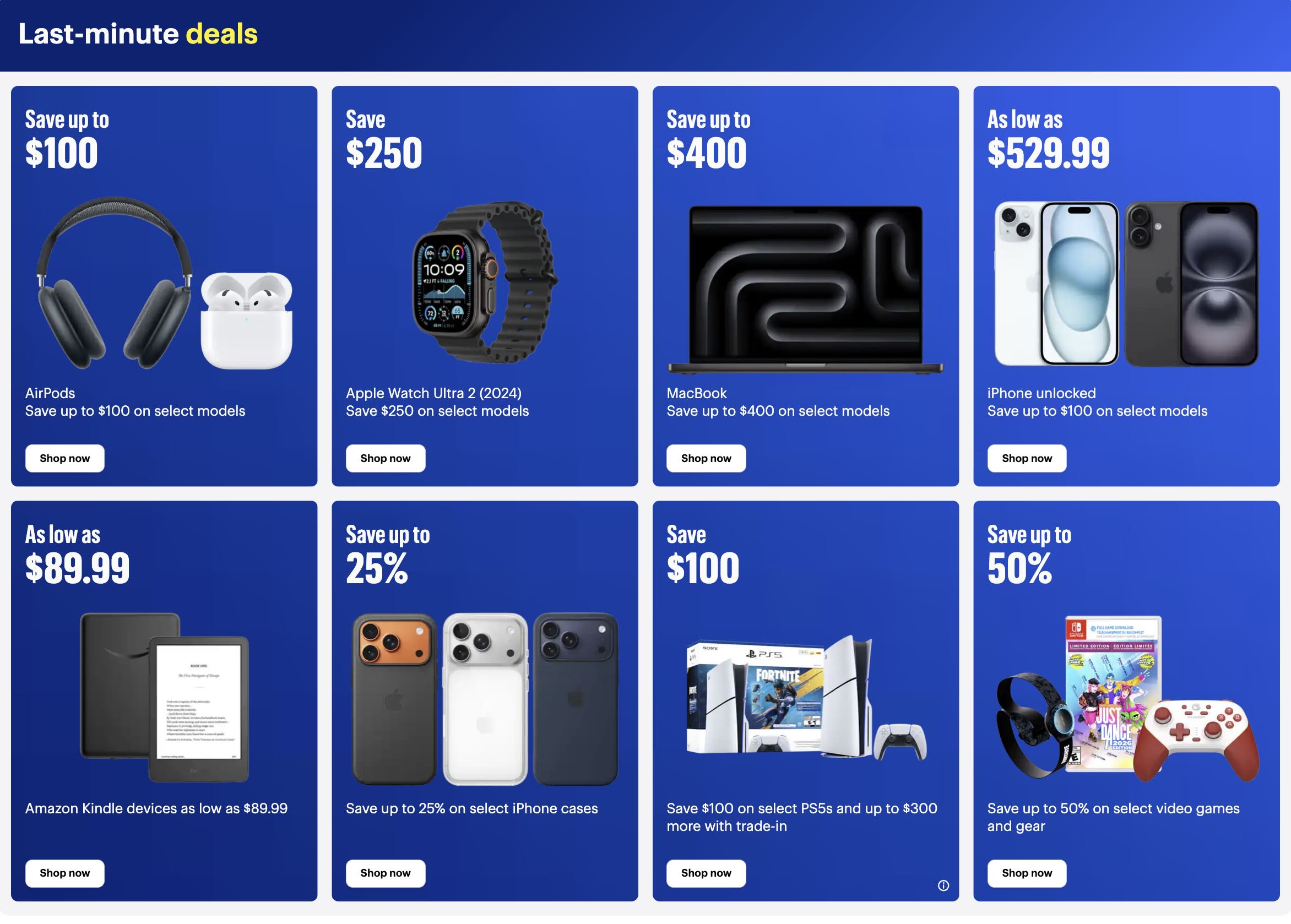 Best Buy launches Final Chance Holiday Doorbusters