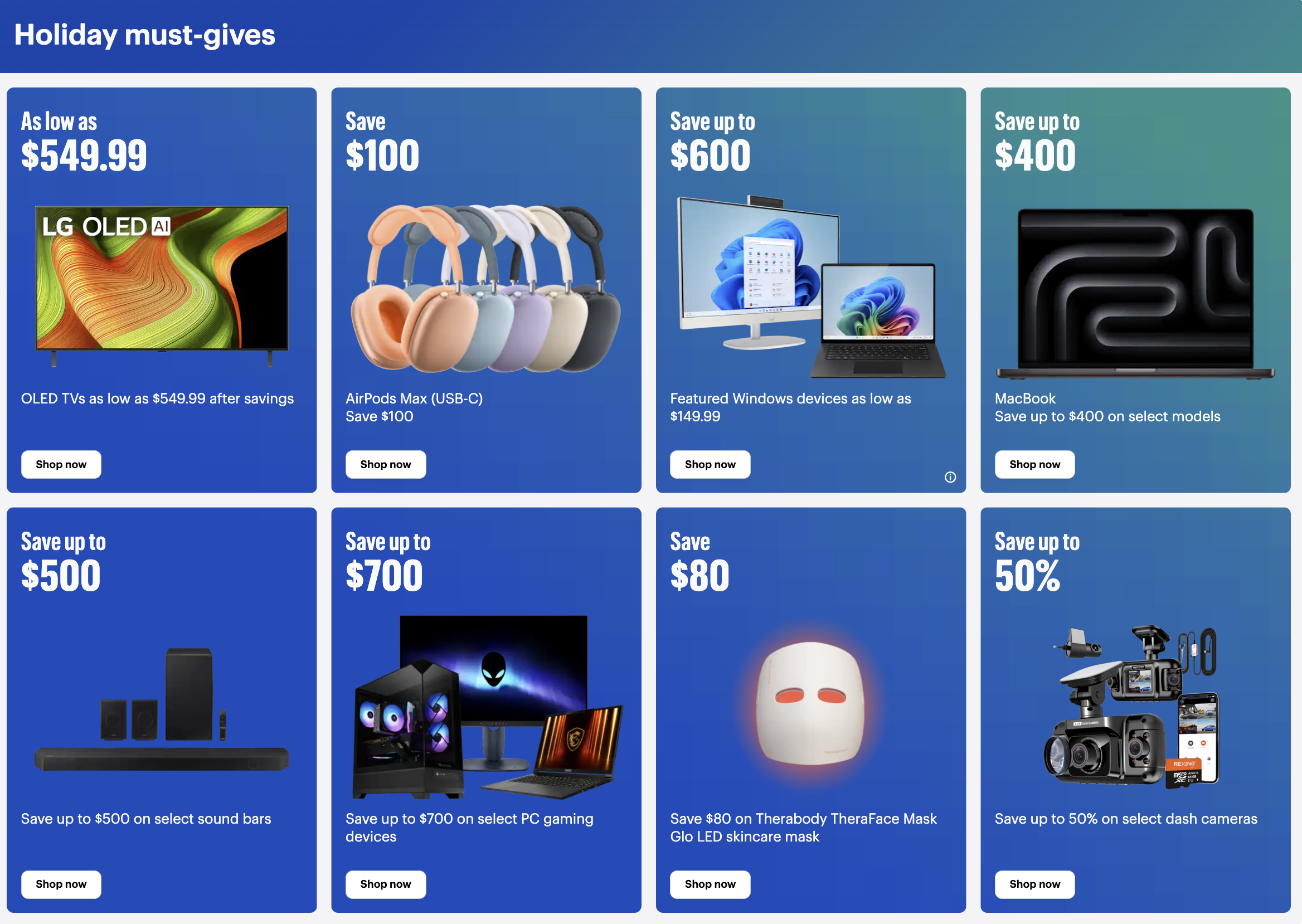 Best Buy Week 1 Holiday Doorbusters now live: iPhone from $470, smart ...