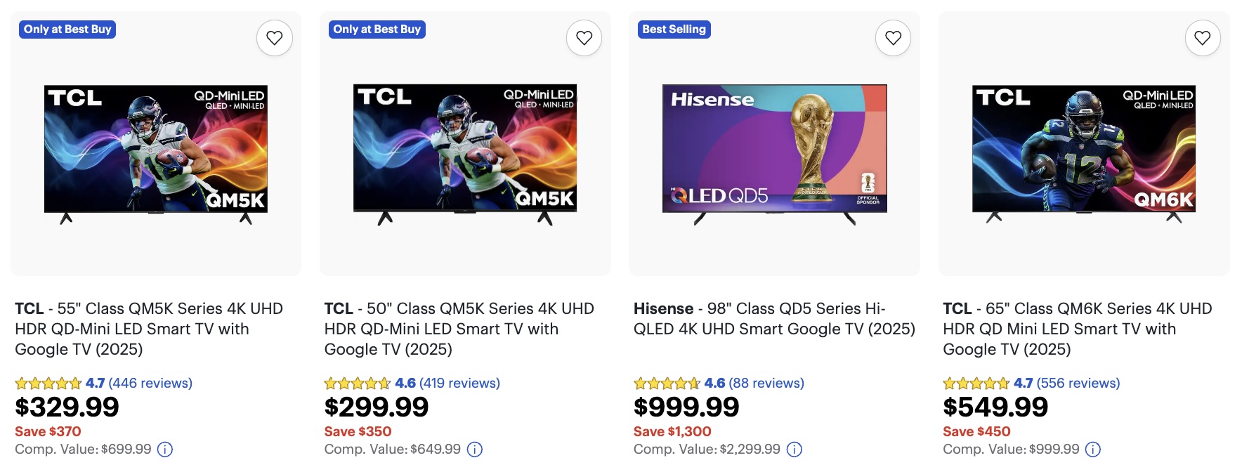 Best Buy Prep for Playoffs Super Bowl sale now live: TV deals up to ...