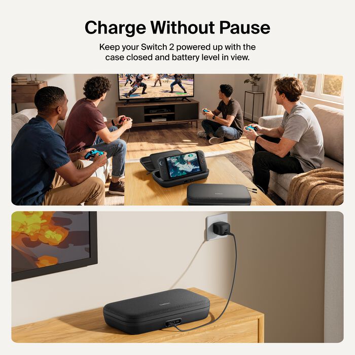 CES 2026: Belkin debuts display-equipped Switch 2 charging case