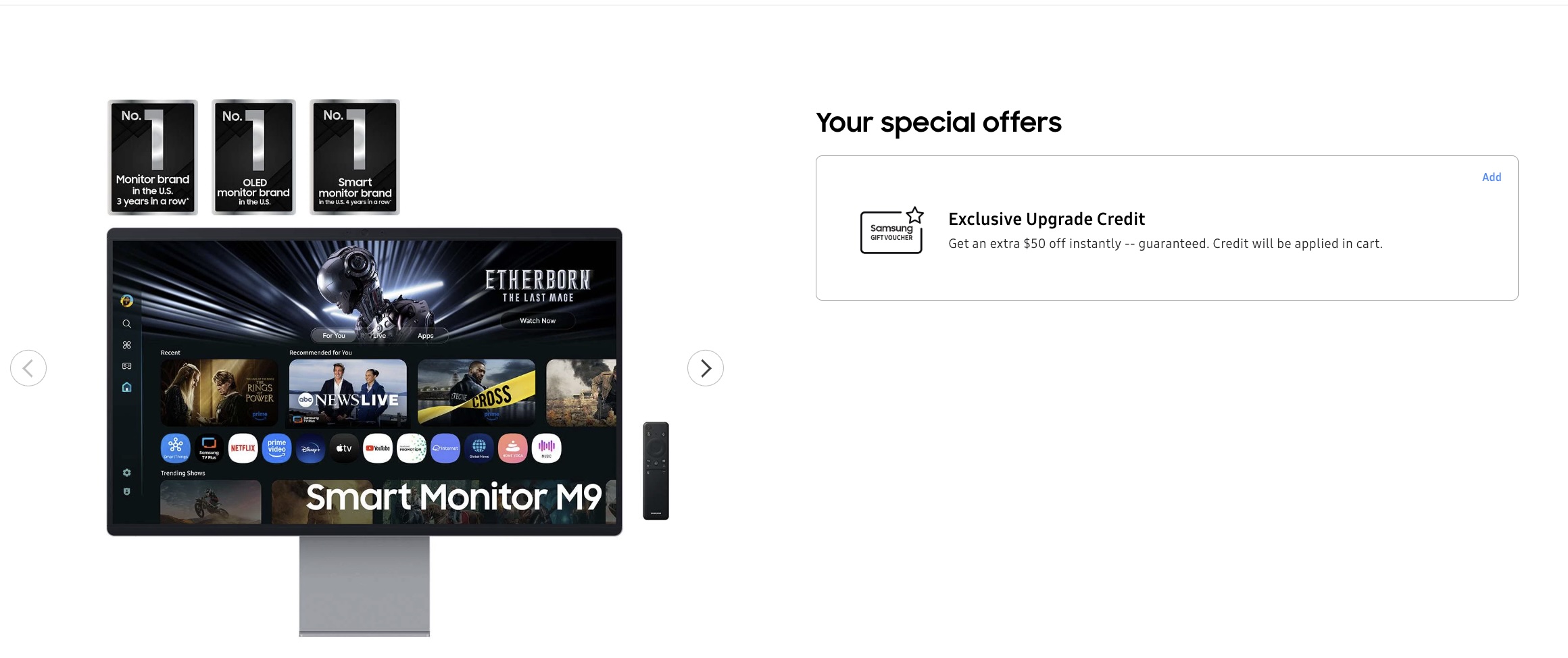 Samsung now delivering extra $50 credit on its 4K 165Hz OLED M9 Smart ...