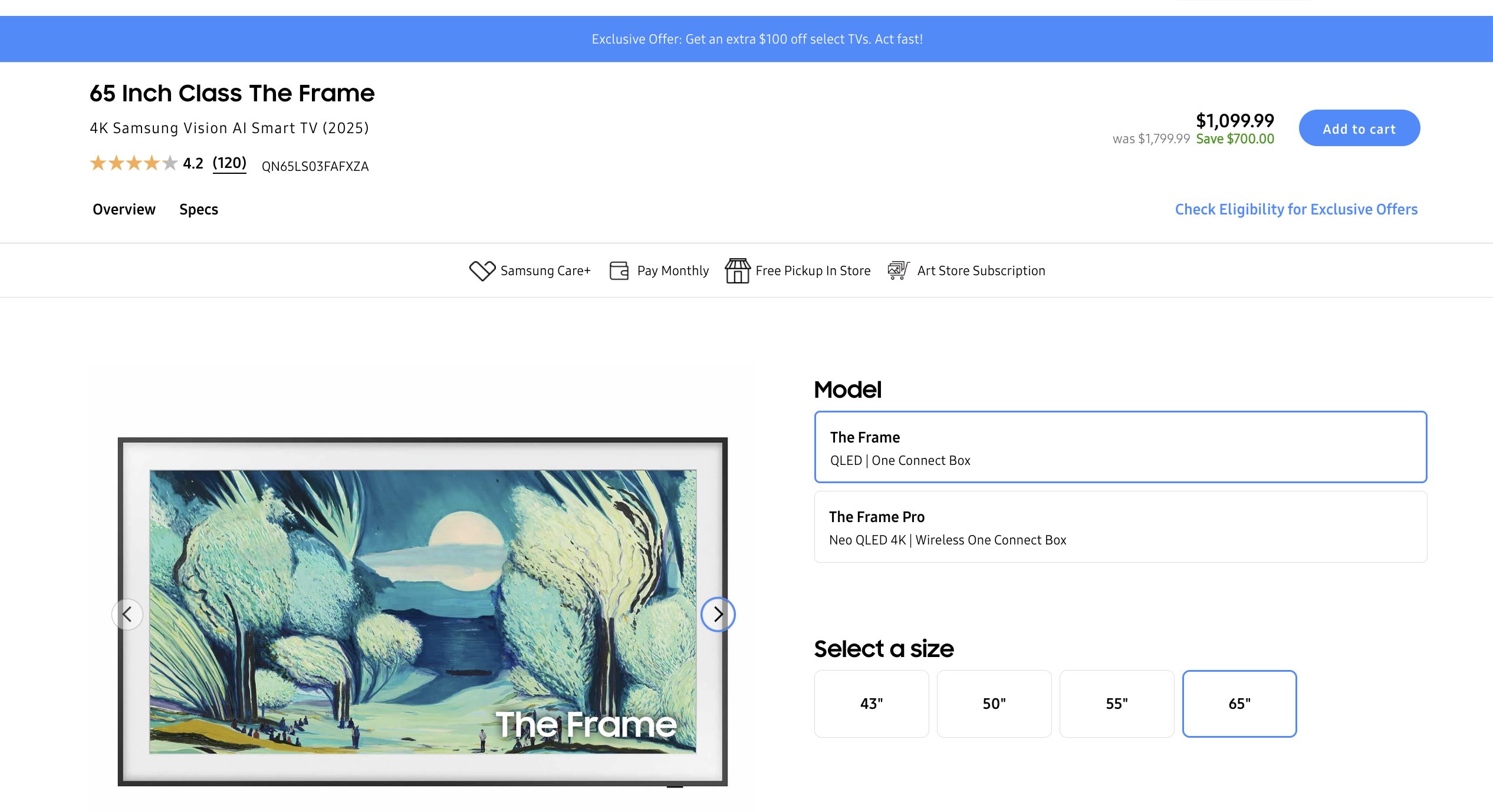 Samsung's latest Frame TVs now up to $700 off, prev-gen up to $1,300 off