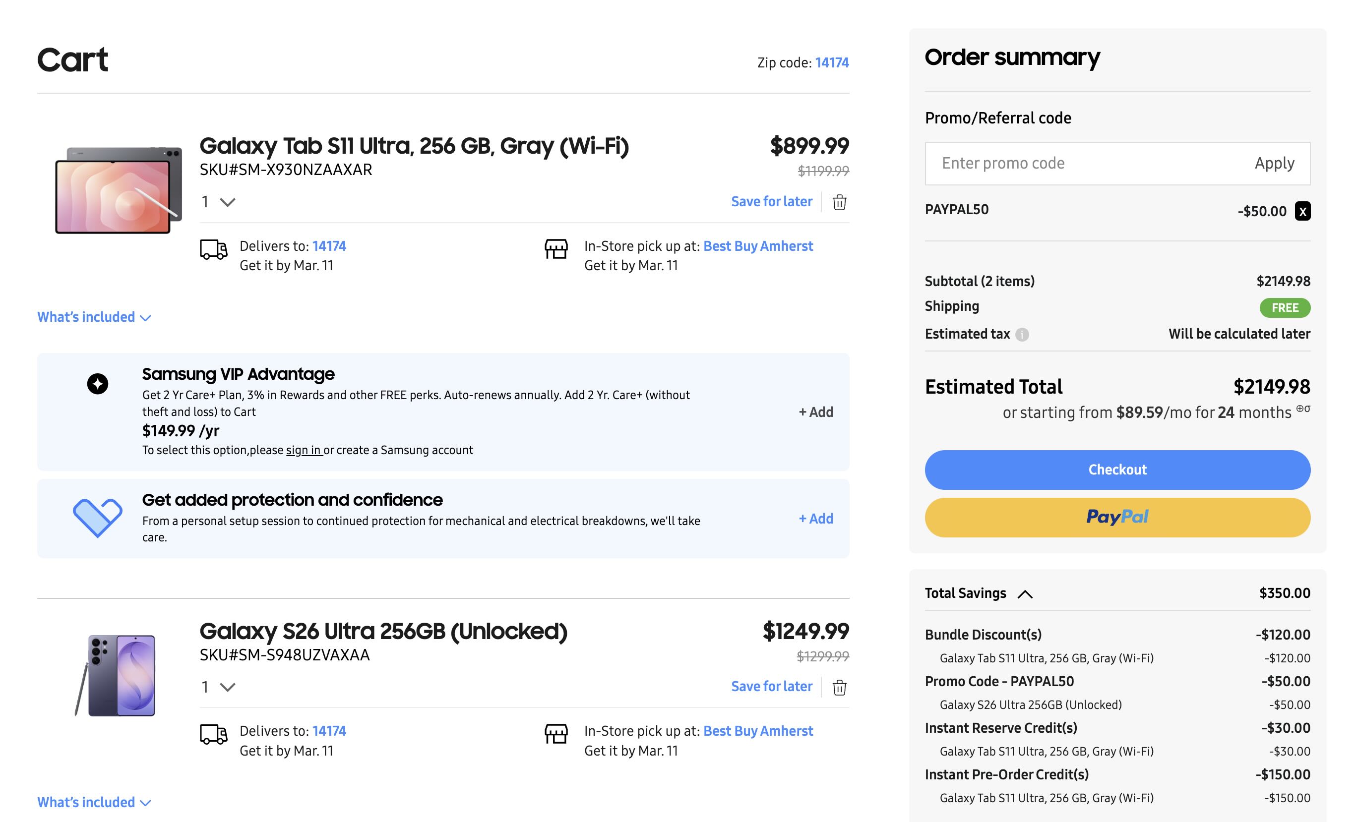 Score up to $350 off Galaxy Tab S11/Ultra right now with Galaxy S26 ...