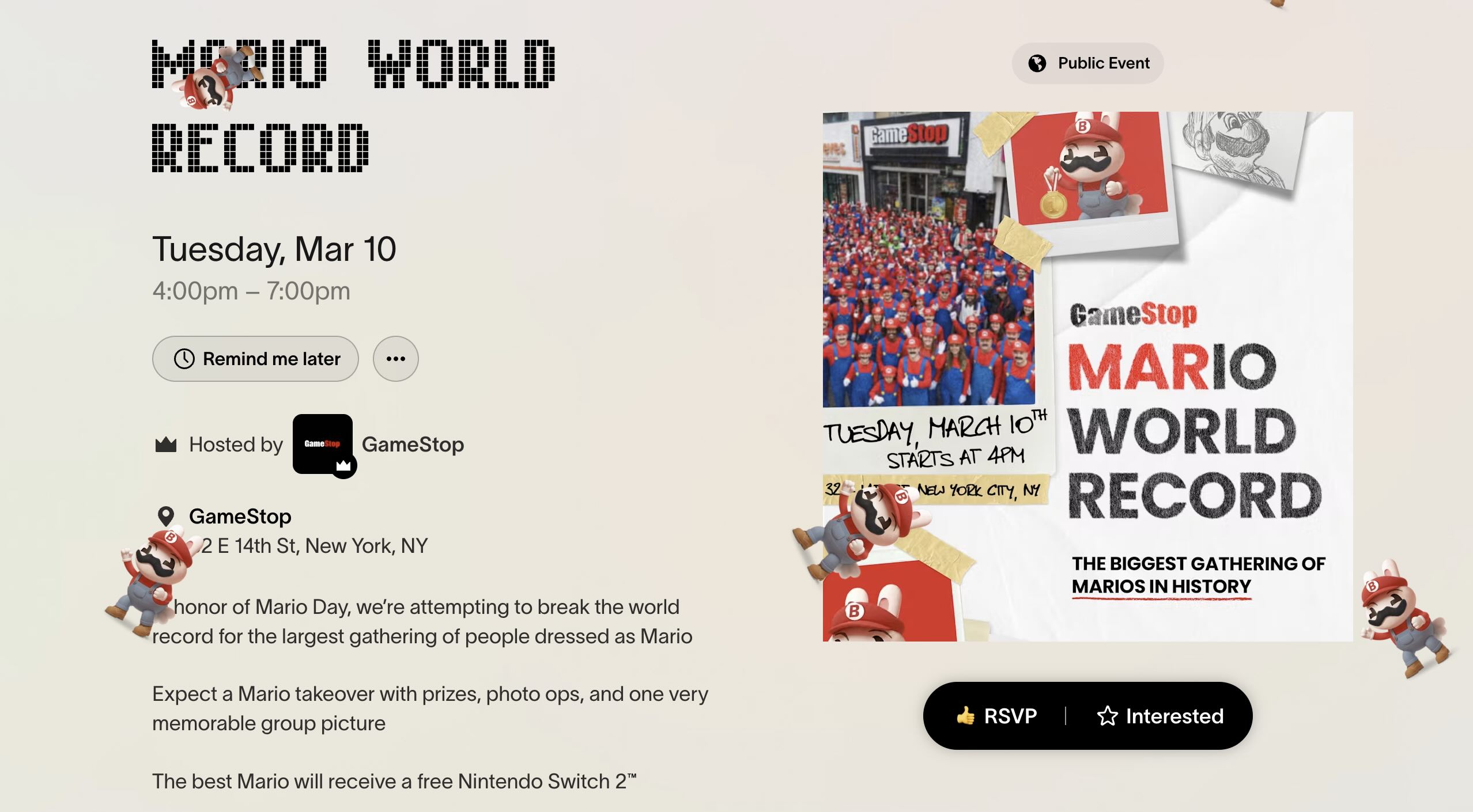 Mario Day 2026 is next week, here's what to expect