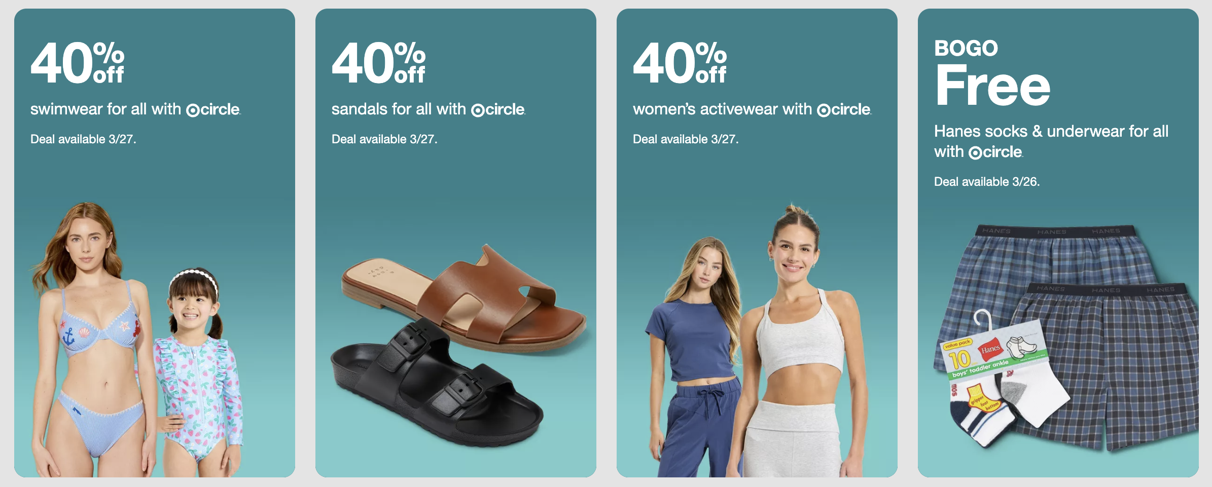 Target previews this week's upcoming spring Circle Deal Days event