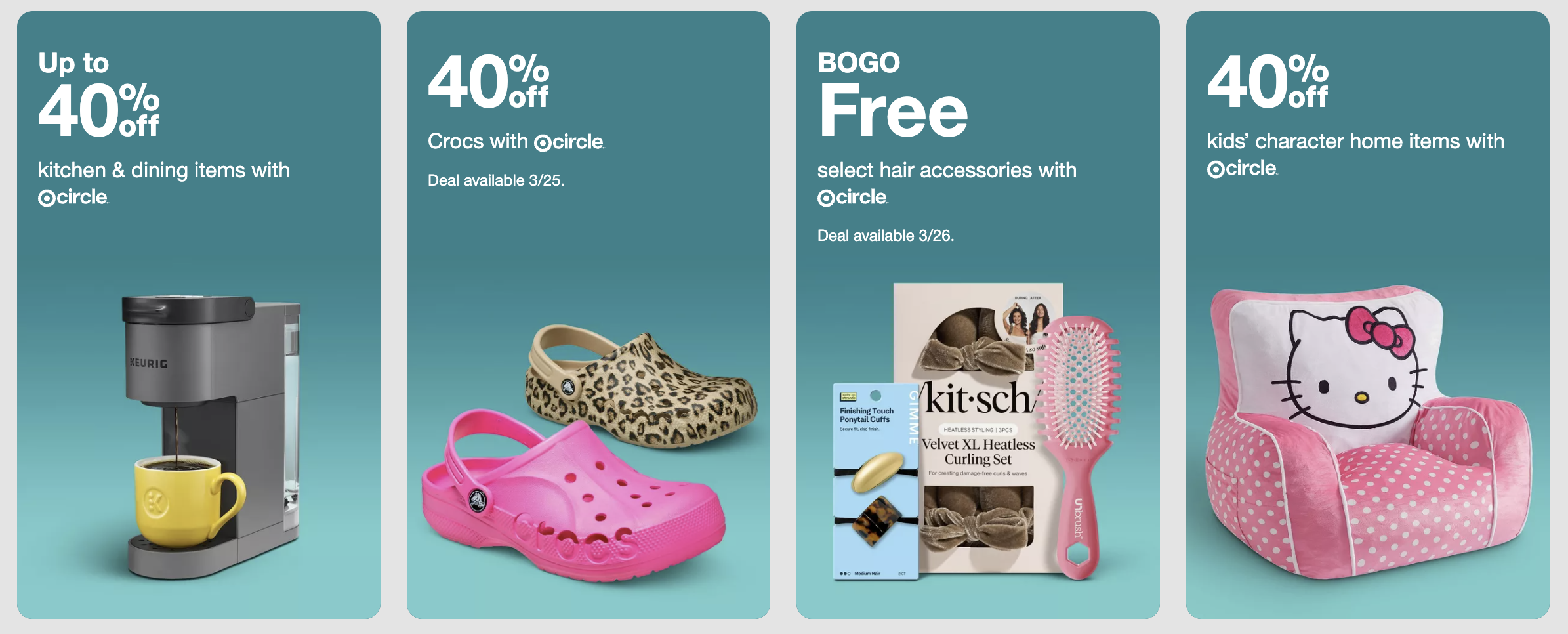 Target previews this week's upcoming spring Circle Deal Days event