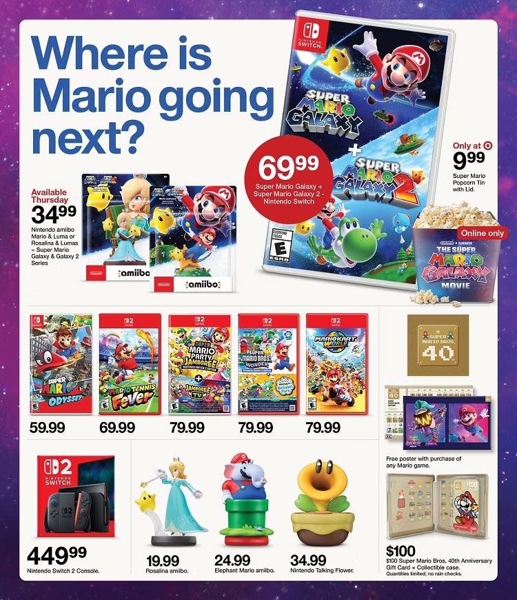 New Mario Bros. 40th anniversary collectible game cases, FREE poster ...