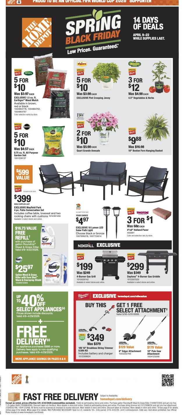 LIVE TODAY: Home Depot announces giant Spring Black Friday sale, here's ...