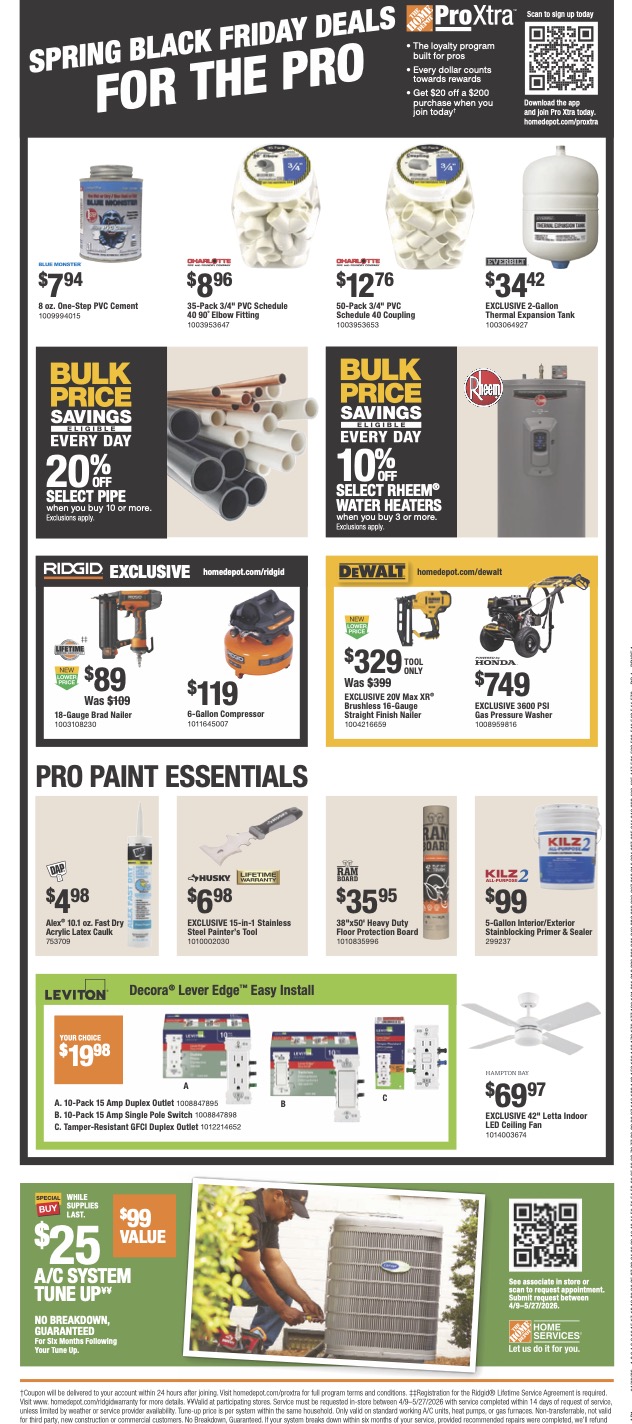 LIVE TODAY: Home Depot announces giant Spring Black Friday sale, here's ...